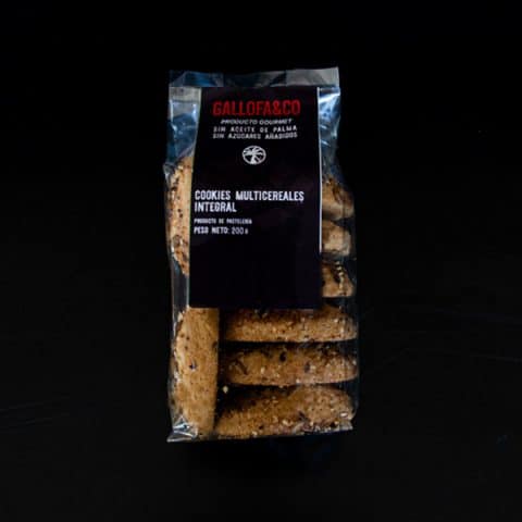 Galletas Cookies multicereales integrales